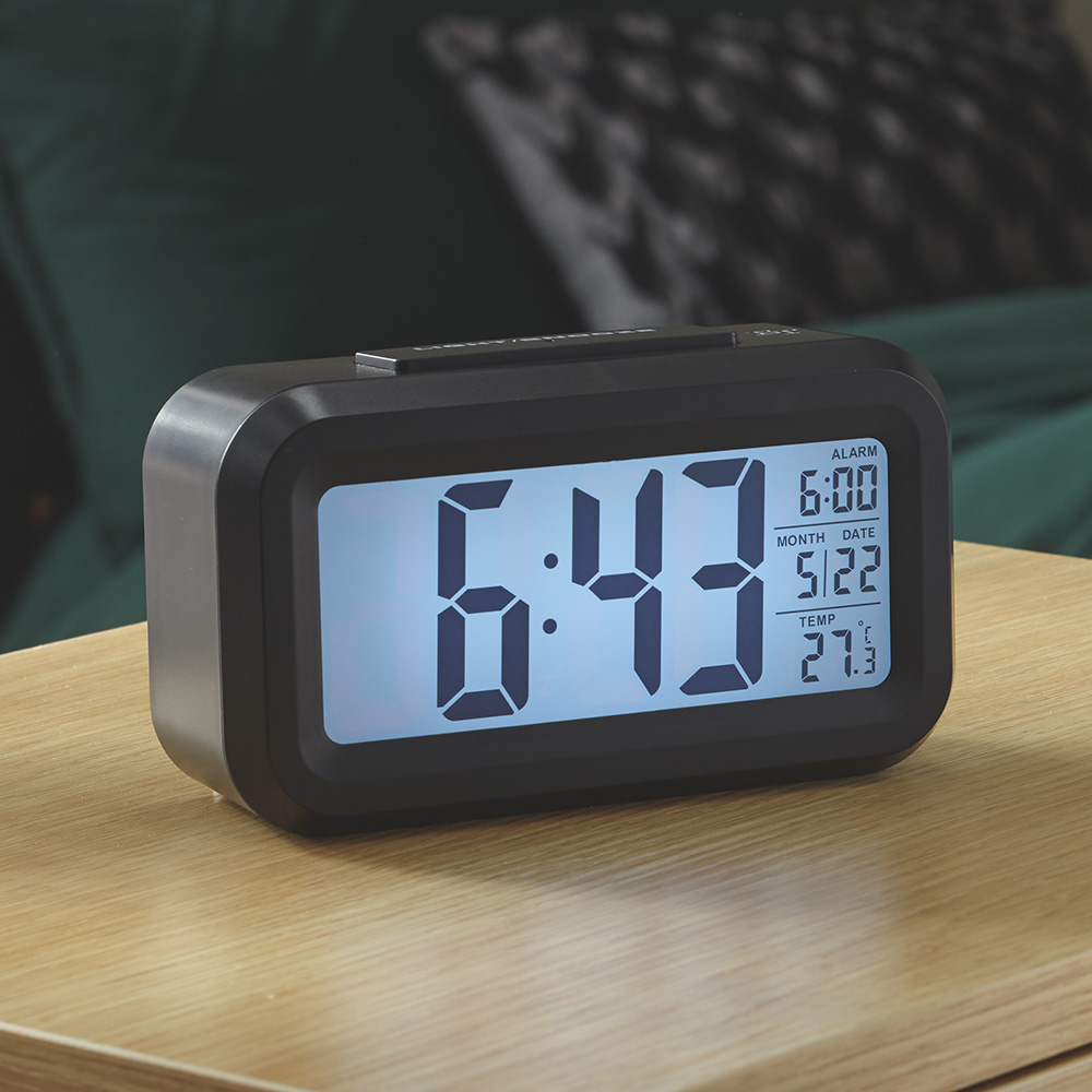 Réveil multifonction avec thermomètre | EUROtops.fr