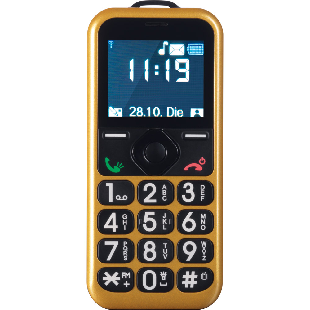 Commander en toute simplicité Téléphone portable à grandes touches ...