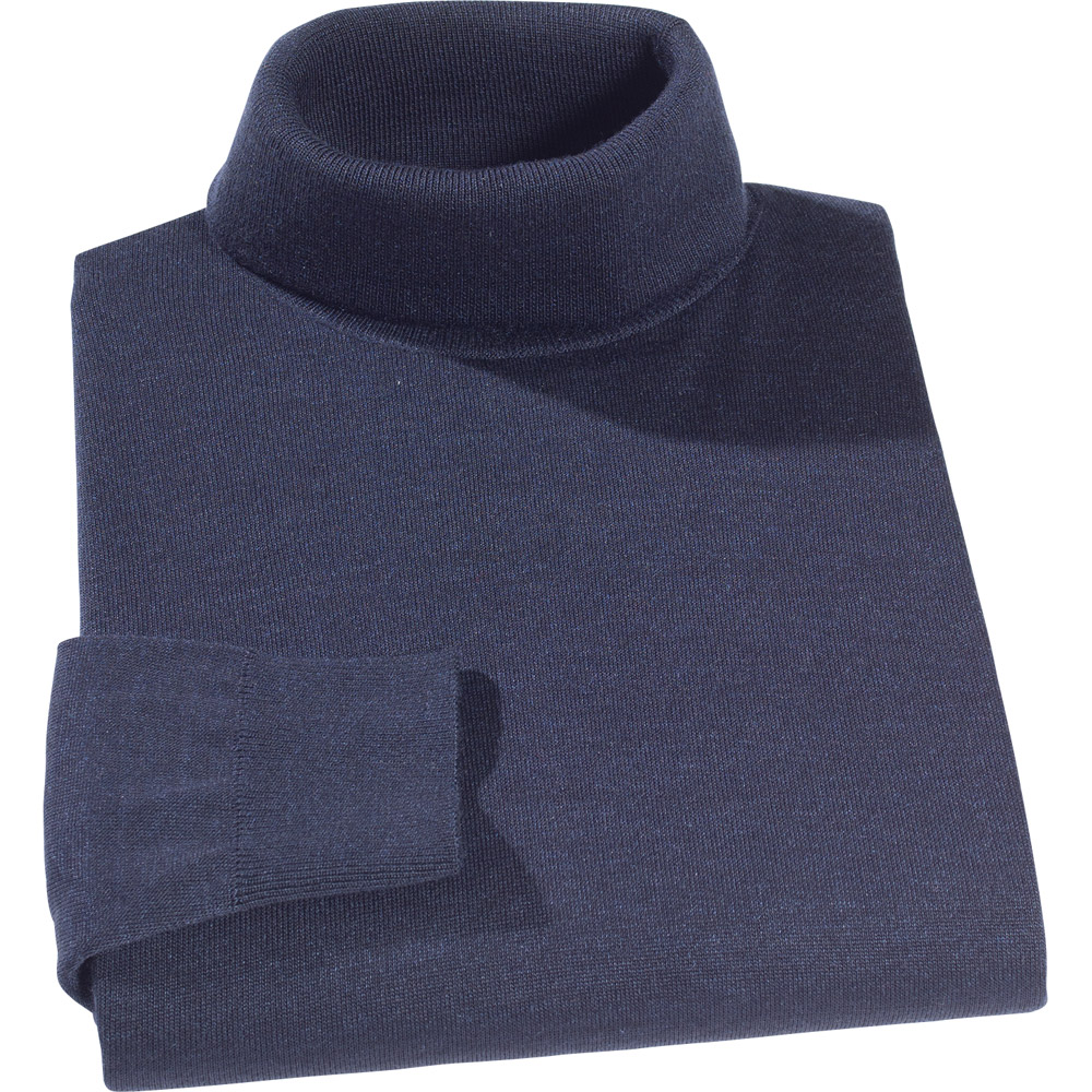 Pull à col roulé luxueux avec soie | EUROtops.fr