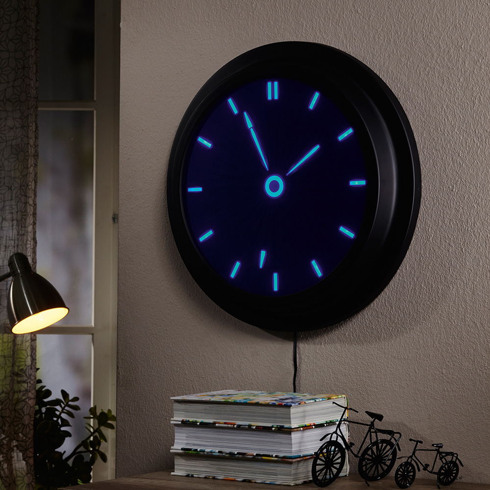 Horloge murale LED numérique-analogique | EUROtops.fr