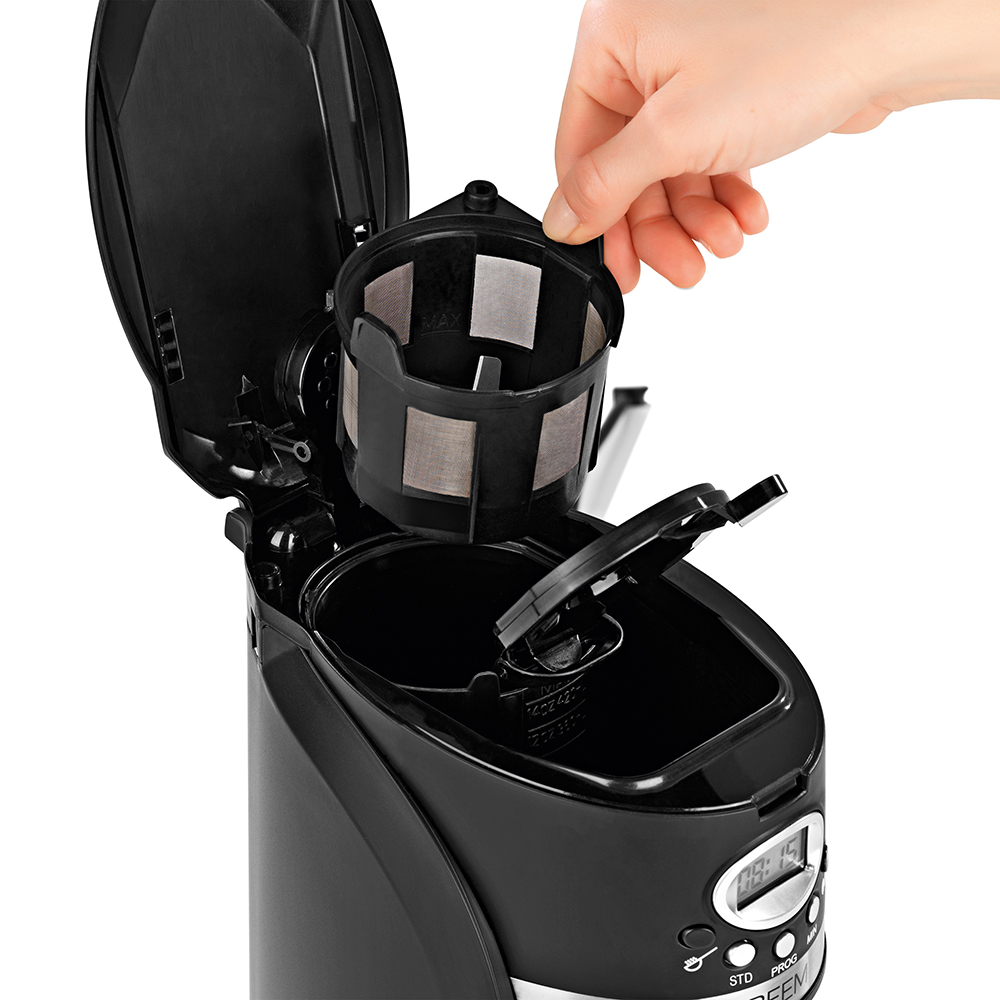 Mini cafetière électrique avec moulin | EUROtops.fr